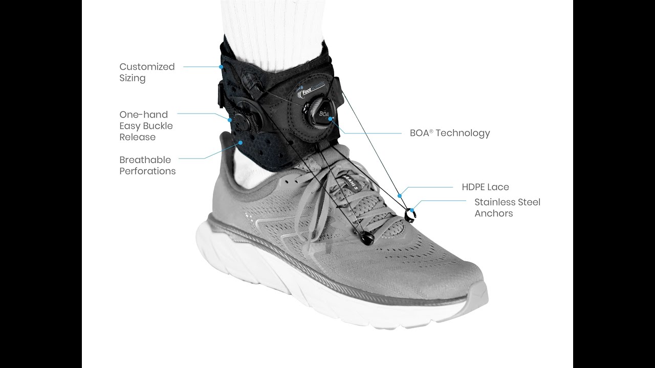 The Elevate Drop Foot Brace Benefits and Features - tutore caviglia dinamico - YouTube