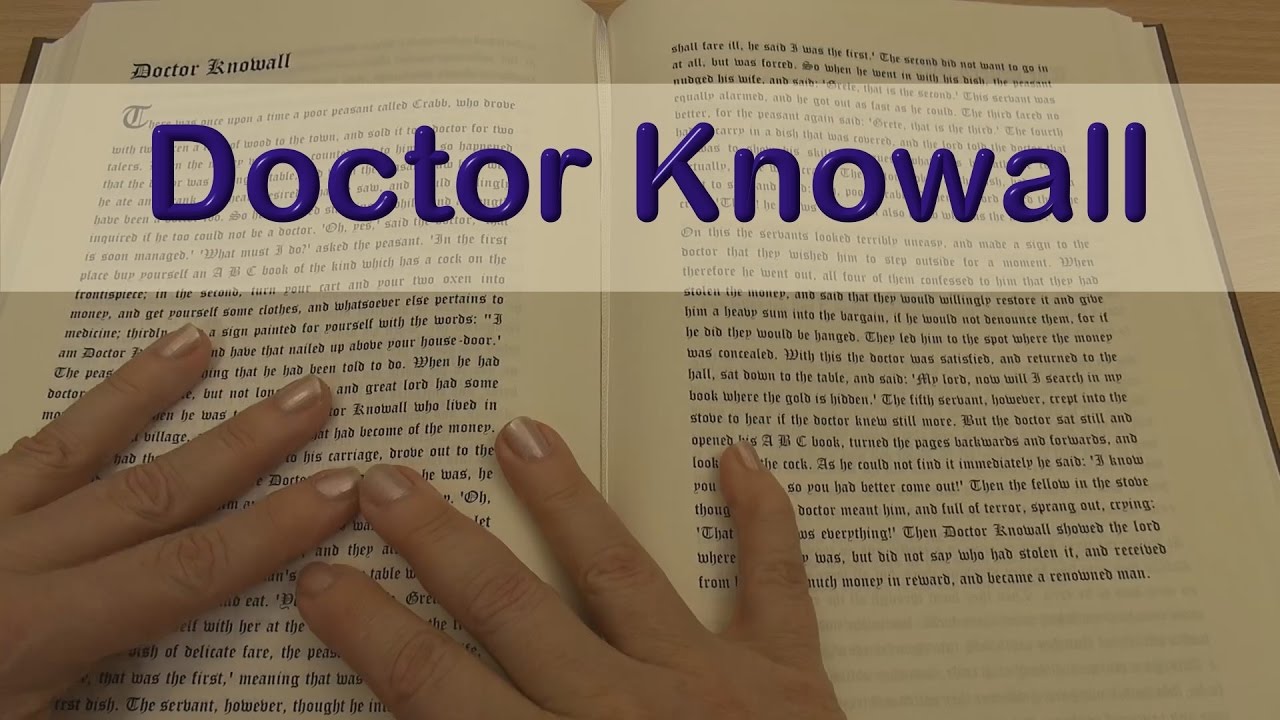 Doctor Knowall - Granny Tana reads a Fairy Tale - ASMR - Soft spoken ...