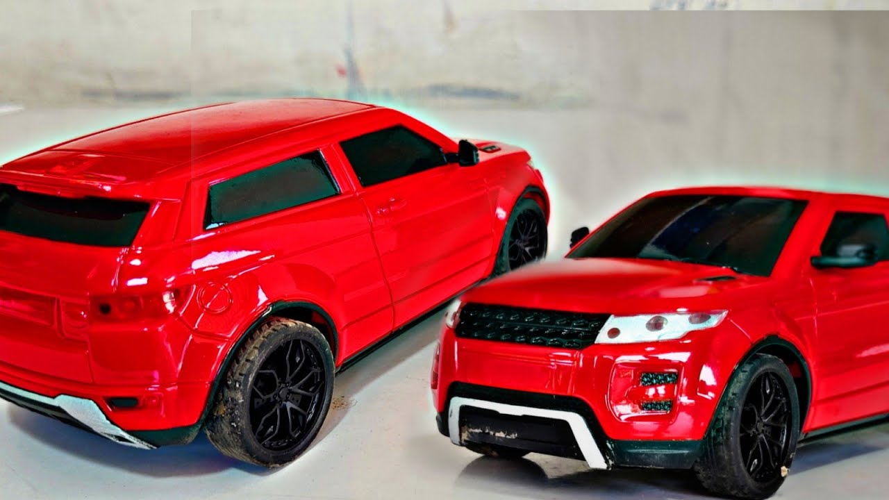 Red Range Rover racing car #testing #unboxing #rangerover #redcolour ...