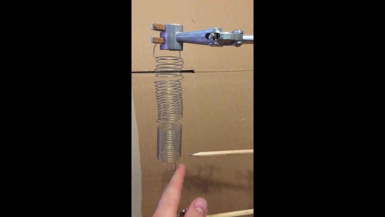 Mechanische Schwingungen 03 - Federpendel: Experiment - YouTube