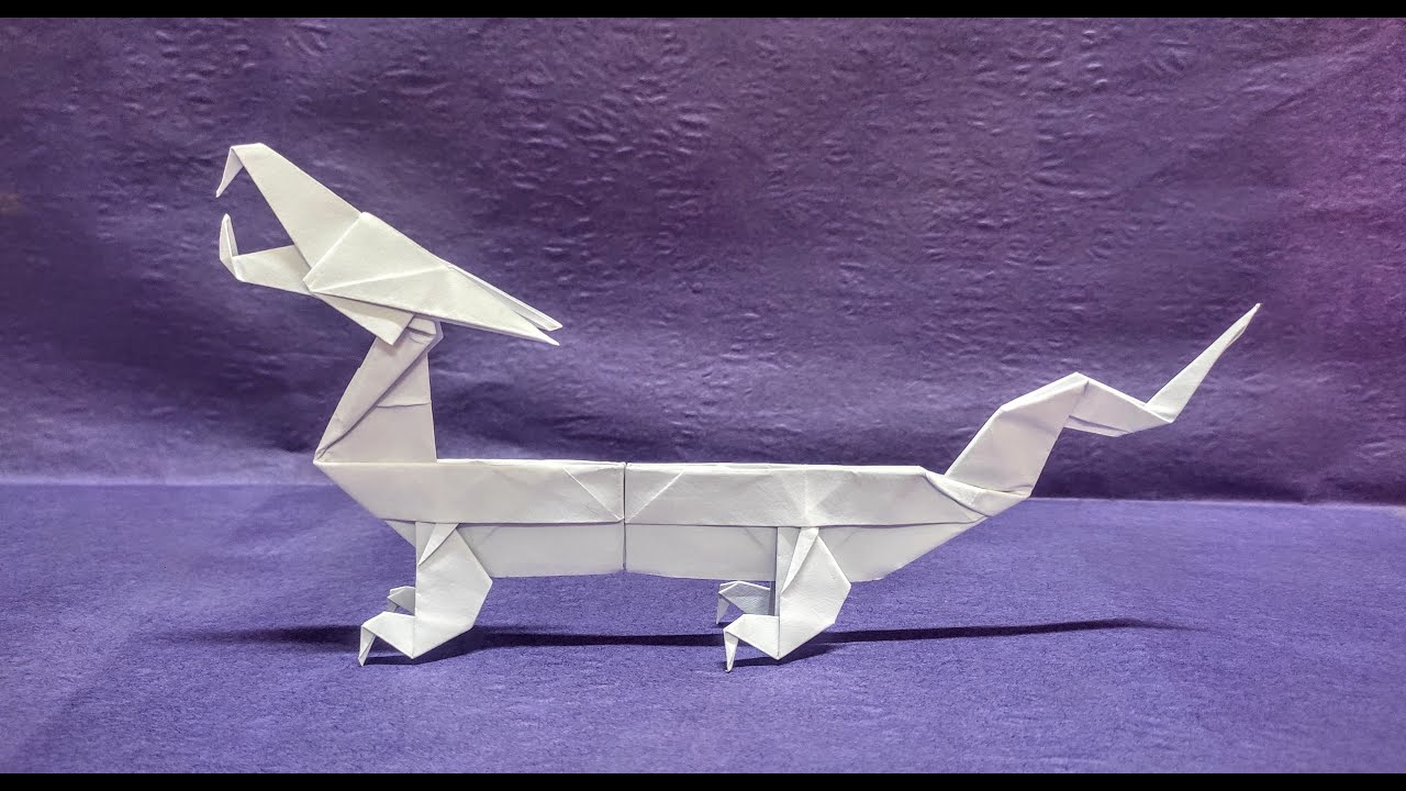 How To Fold an Origami Dragon Easy - Origami Dragon Step By Step - YouTube