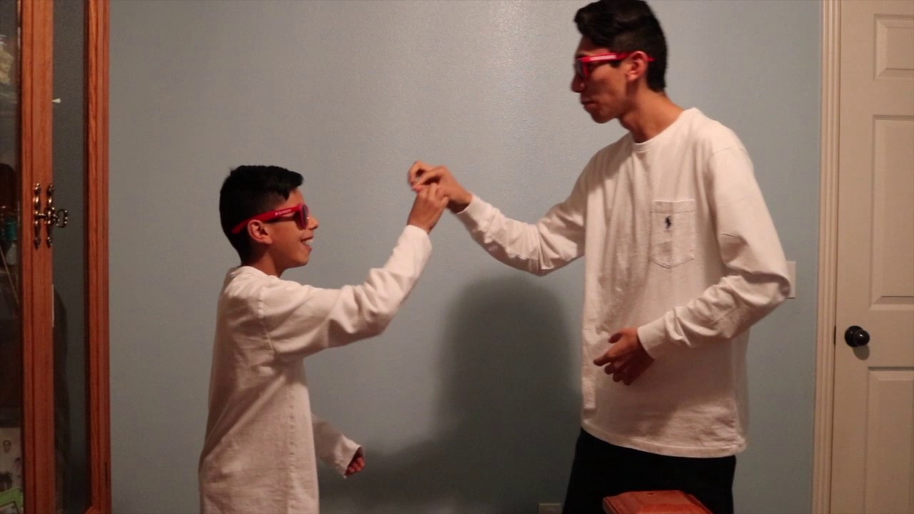 Me and my brother's lit handshake - YouTube
