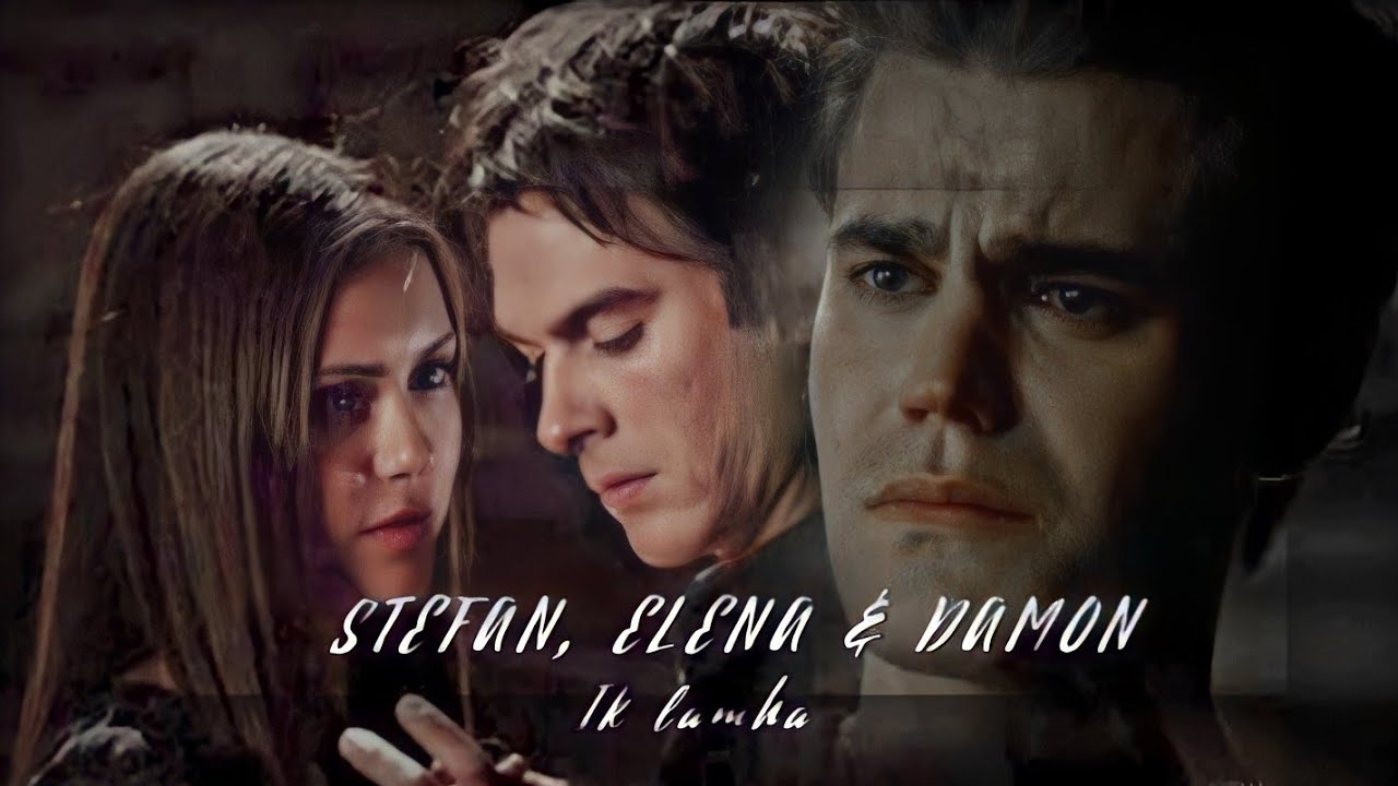 Story of Stefan,Elena & Damon. The love triangle ️🥀 #tvd #delena #stelena #elena #stefan #damon ...