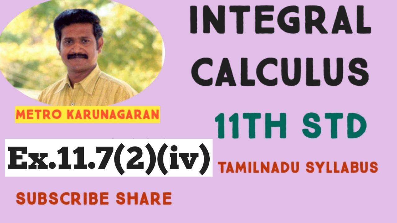 11th Std Maths Ex 11 7 iv Integrate With Respect To X X 3 Sinx YouTube 11th Std Maths Ex 11 7 iv Integrate With Respect To X X 3 Sinx YouTube