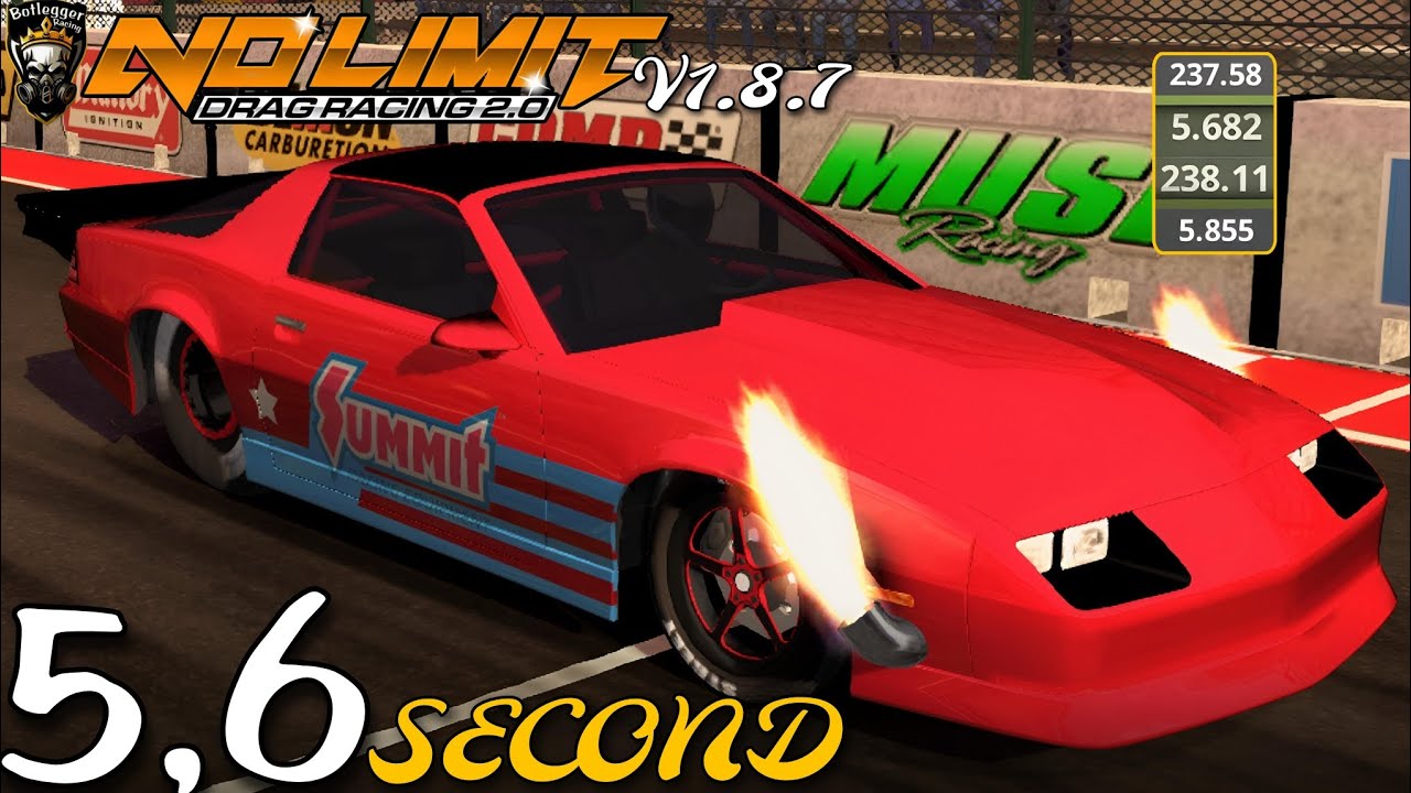 5,6 Second Third Gen Camaro Twin Turbo Tuning No Limit Drag Racing 2 ...