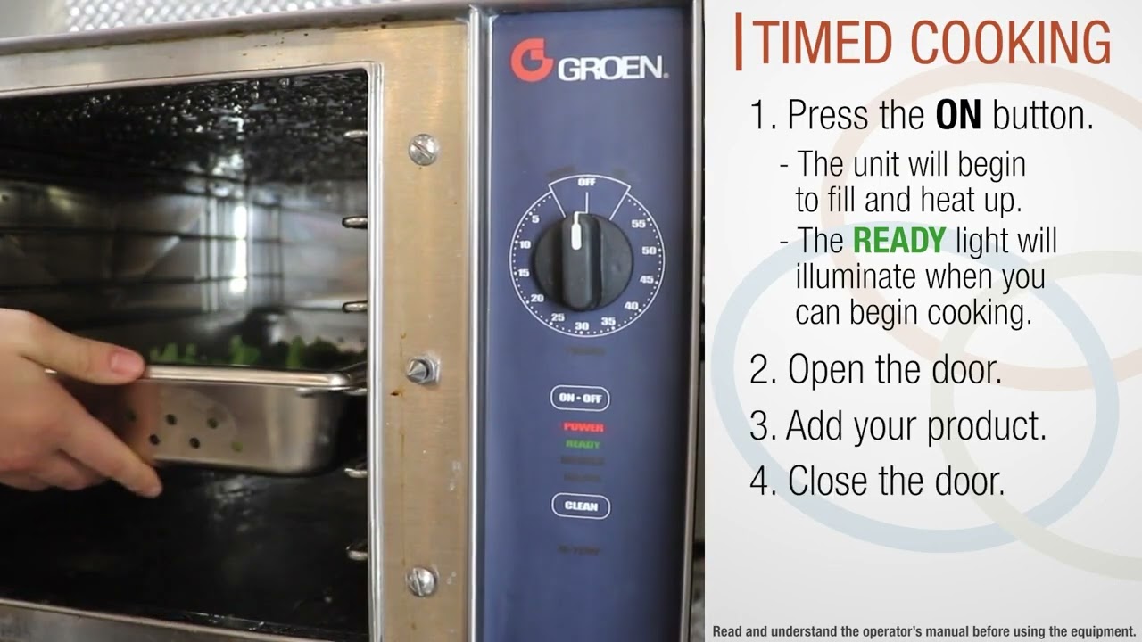 FAQ Groen HyPerSteam Timed Cooking - YouTube