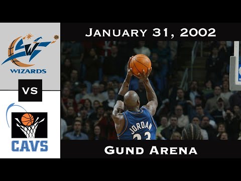 Full Game: The Cleveland Nemesis | Michael Jordan Wizards vs Cavaliers (January 31, 2002)