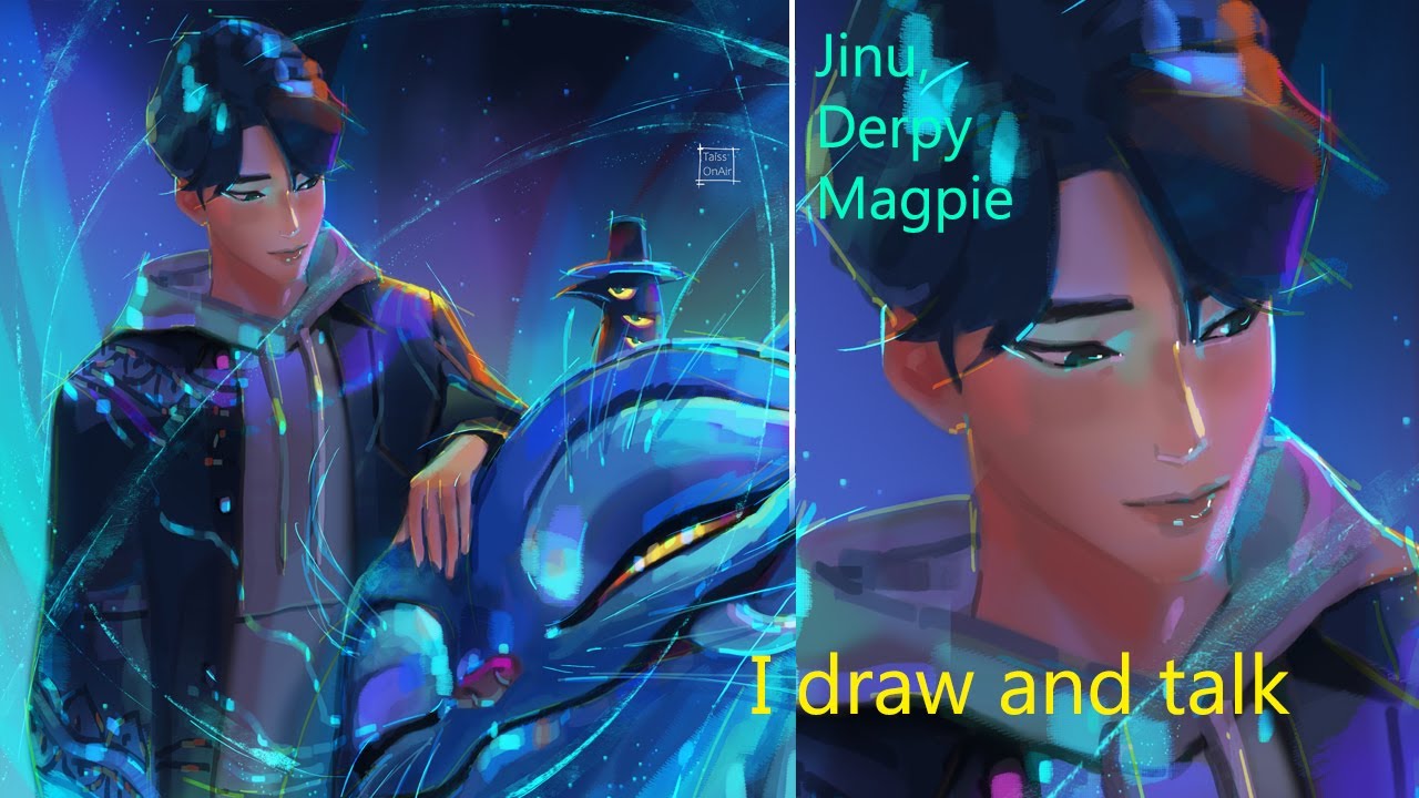 Jinu, Derpy, Magpie, K-pop Demon Hunters. I draw+talk. Watch if you ...