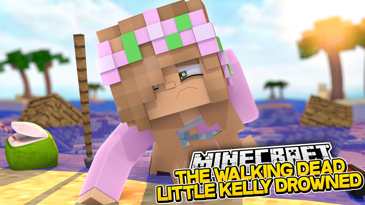 LITTLE KELLY DROWNED?! Minecraft The Walking Dead (Custom Roleplay) w ...