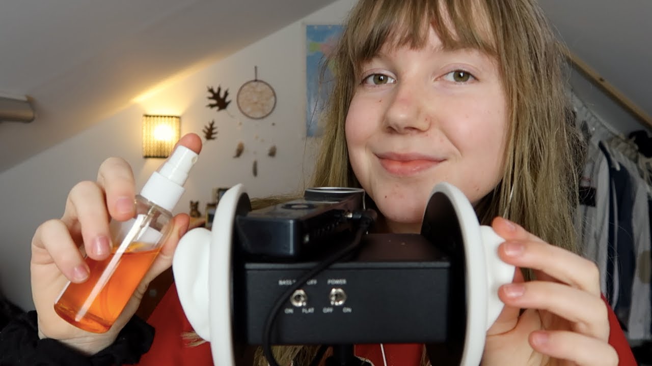 ASMR 💛 Oil Ear Massage - YouTube