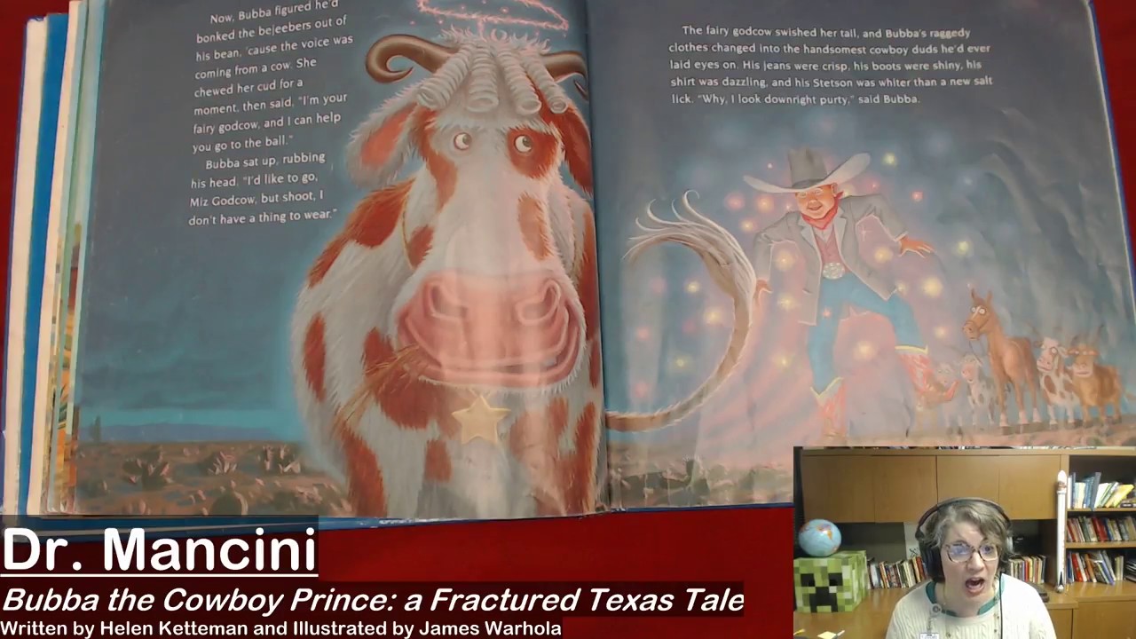 Dr Mancini read Bubba the Cowboy Prince - YouTube