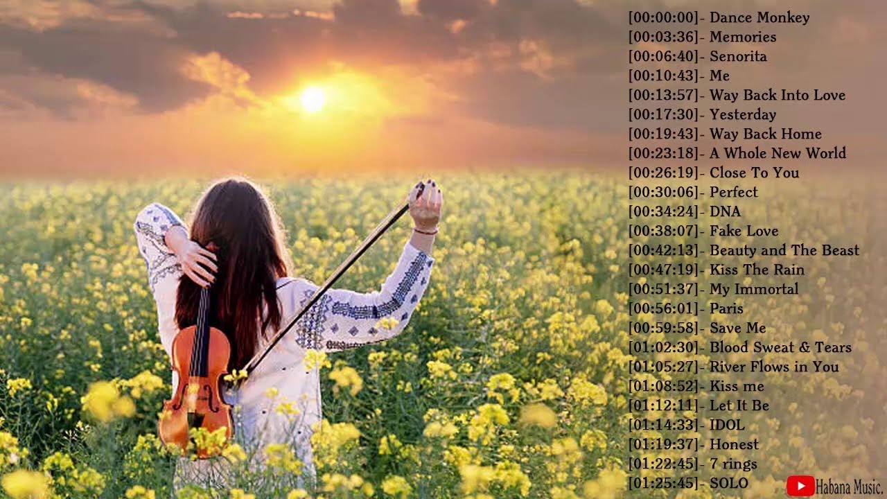 Top 40 Covers of Popular Songs 2020 - Best Instrumental Violin Covers ...