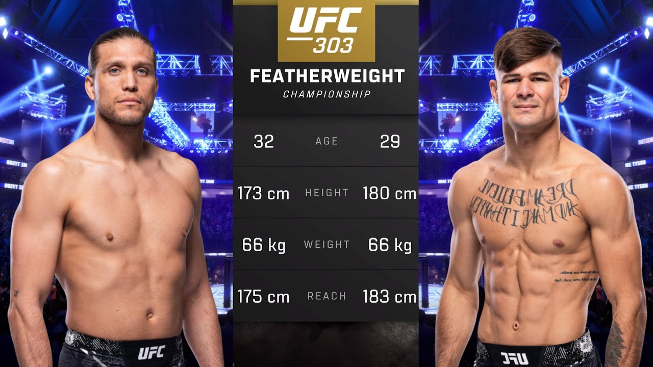 Brian Ortega vs Diego Lopes Full Fight - UFC 303 Fight Night - YouTube