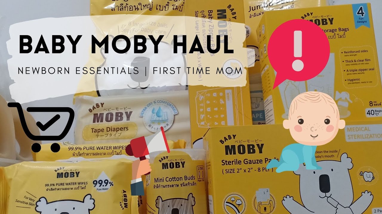 BABY MOBY HAUL | REVIEW | Newborn essentials | First Time moms - YouTube
