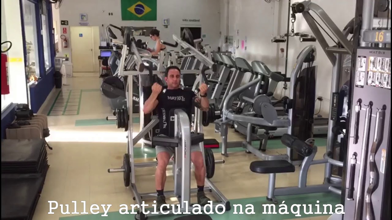 pulley articulado maquina - YouTube