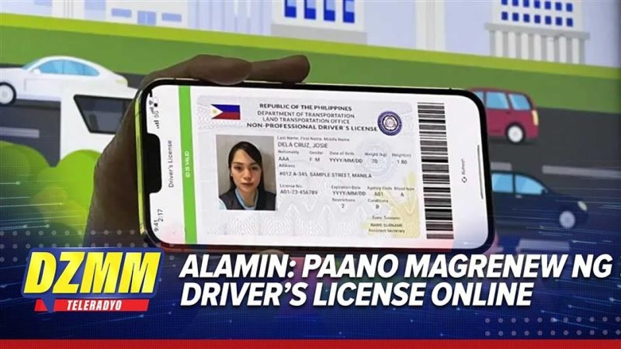 ALAMIN: Paano magrenew ng driver’s license online? | DZMM TeleRadyo ...