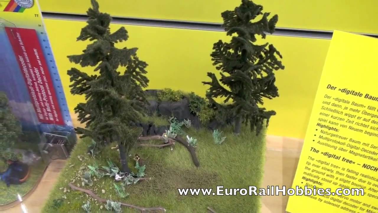 Noch 'Digital' Falling Tree at the 2010 Toyfair - YouTube