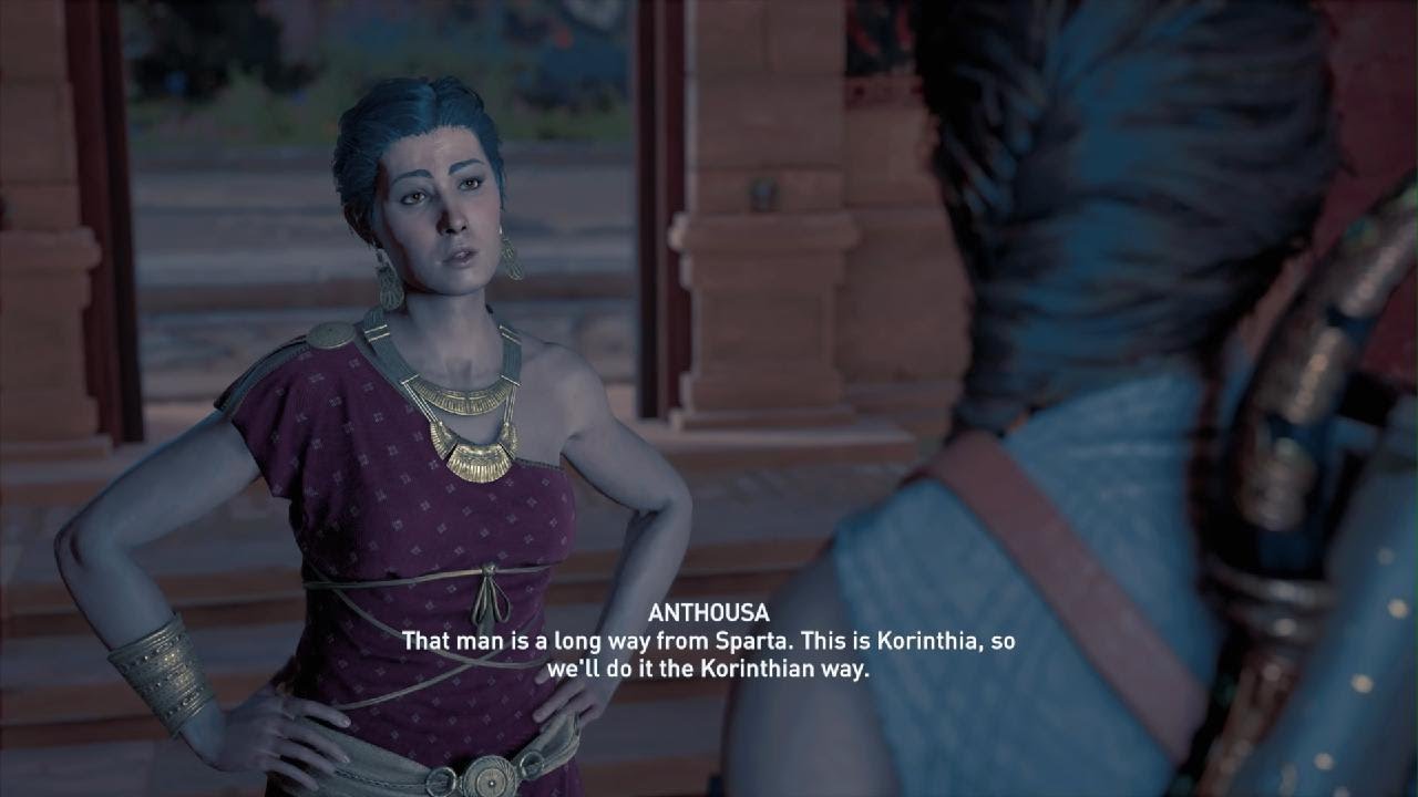Assassin's Creed Odyssey Telling Anthousa how it and finding a cultist ...