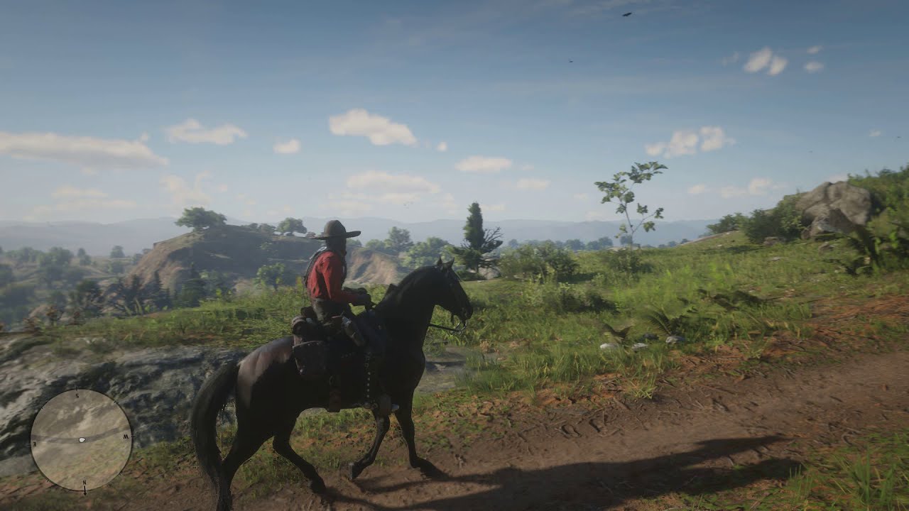 red dead redemption 2 my dark bay andalusian horse - YouTube