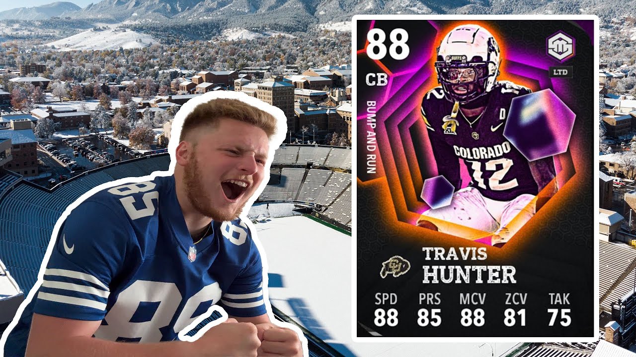 TRAVIS HUNTER IS IN THE GAME! COLLEGE FOOTBALL 26 ULTIMATE TEAM - YouTube