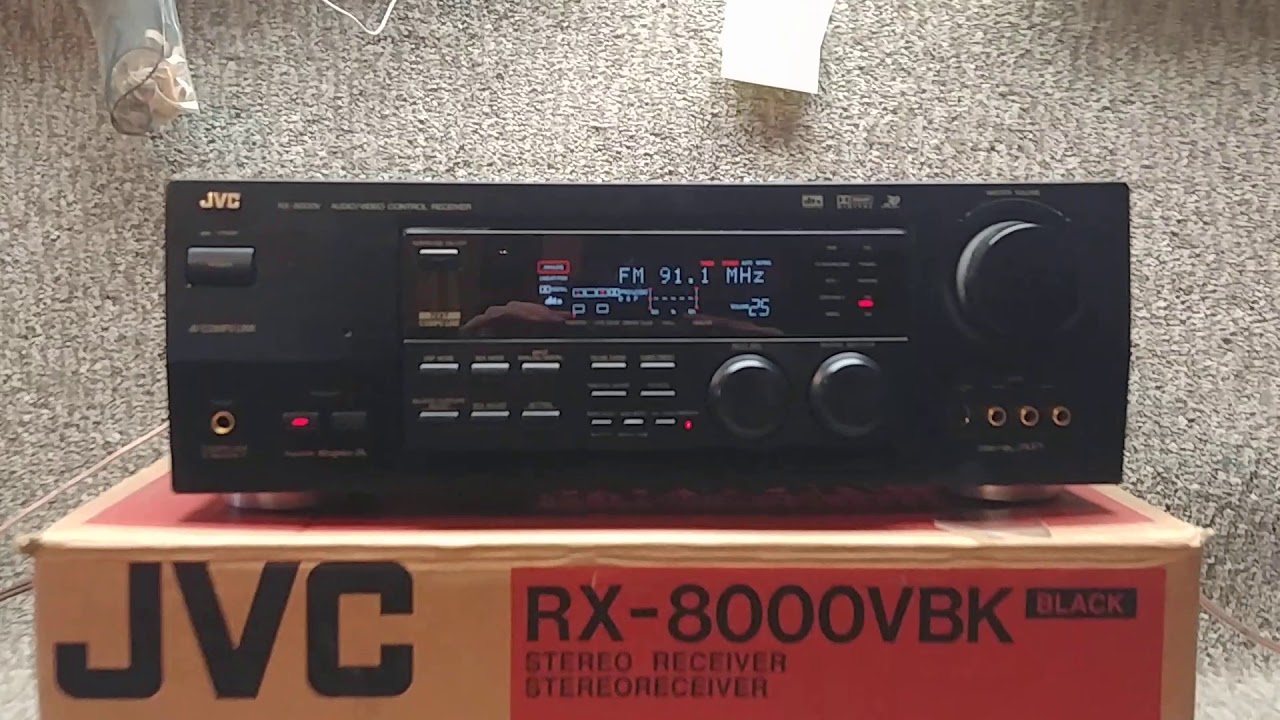 JVC RX-8000VBK DEMO, no rights to music played in demo video - YouTube