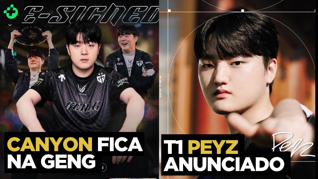 Canyon volta pra GenG, T1 peyz confirmado e notícias da LOUD pra 2026 ...
