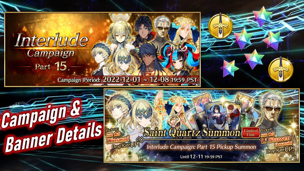 [FGO NA] Interlude Campaign 15 Overview - YouTube