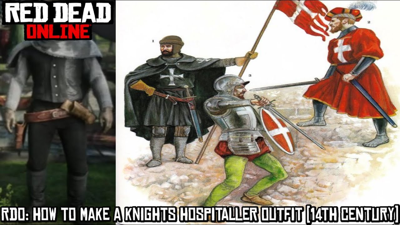 RDO: How to Make a Knights Hospitaller Outfit (14th Century) - YouTube