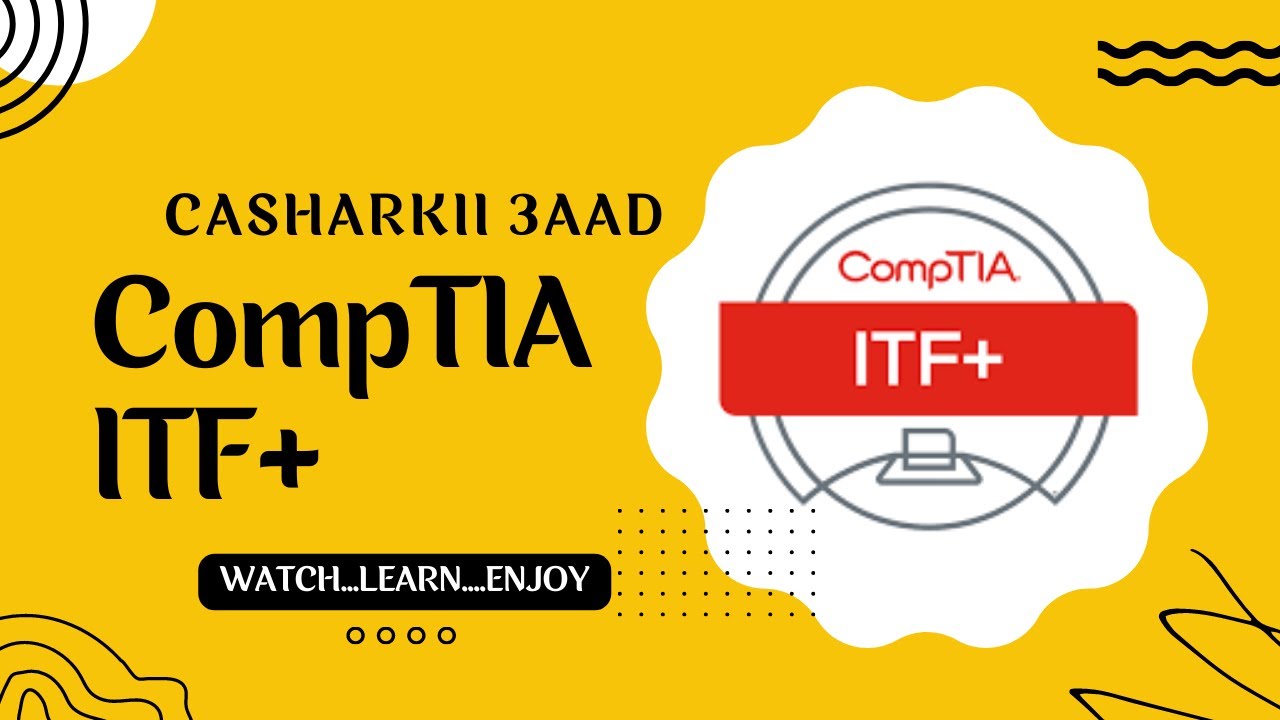 Casharkii 3aad-Course CompTIA ITF+-Afsomali | Abdiaziz - YouTube