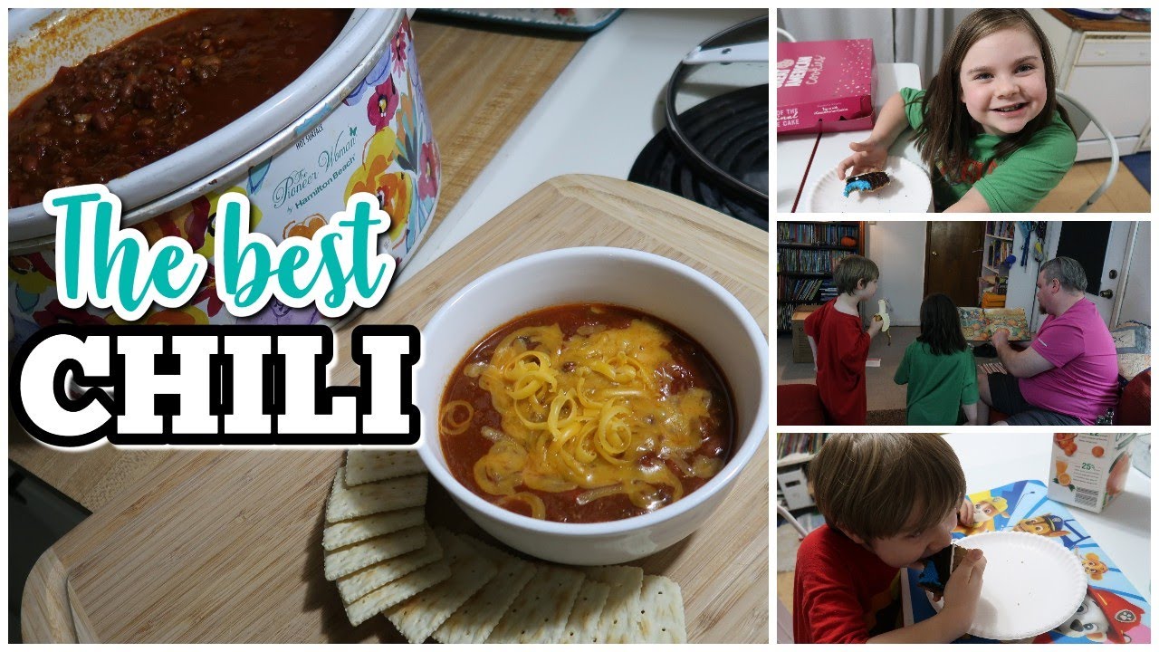 EASY CROCK-POT CHILI | Day In The Life Stay At Home Mom | CROCKTOBER ...