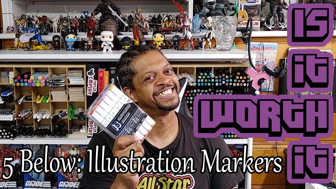 #5below Illustration Dual Ended Markers - Is it Worth it? - 5 Below # ...