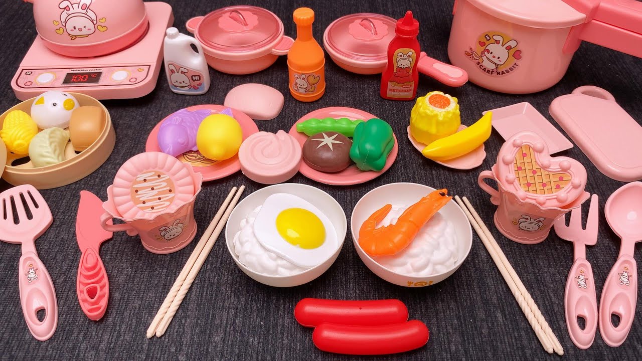 9 minutes to satisfy the ASMR of kitchen cooking and pretend play ...