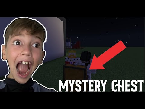 we found a mystery chest in Minecraft - YouTube