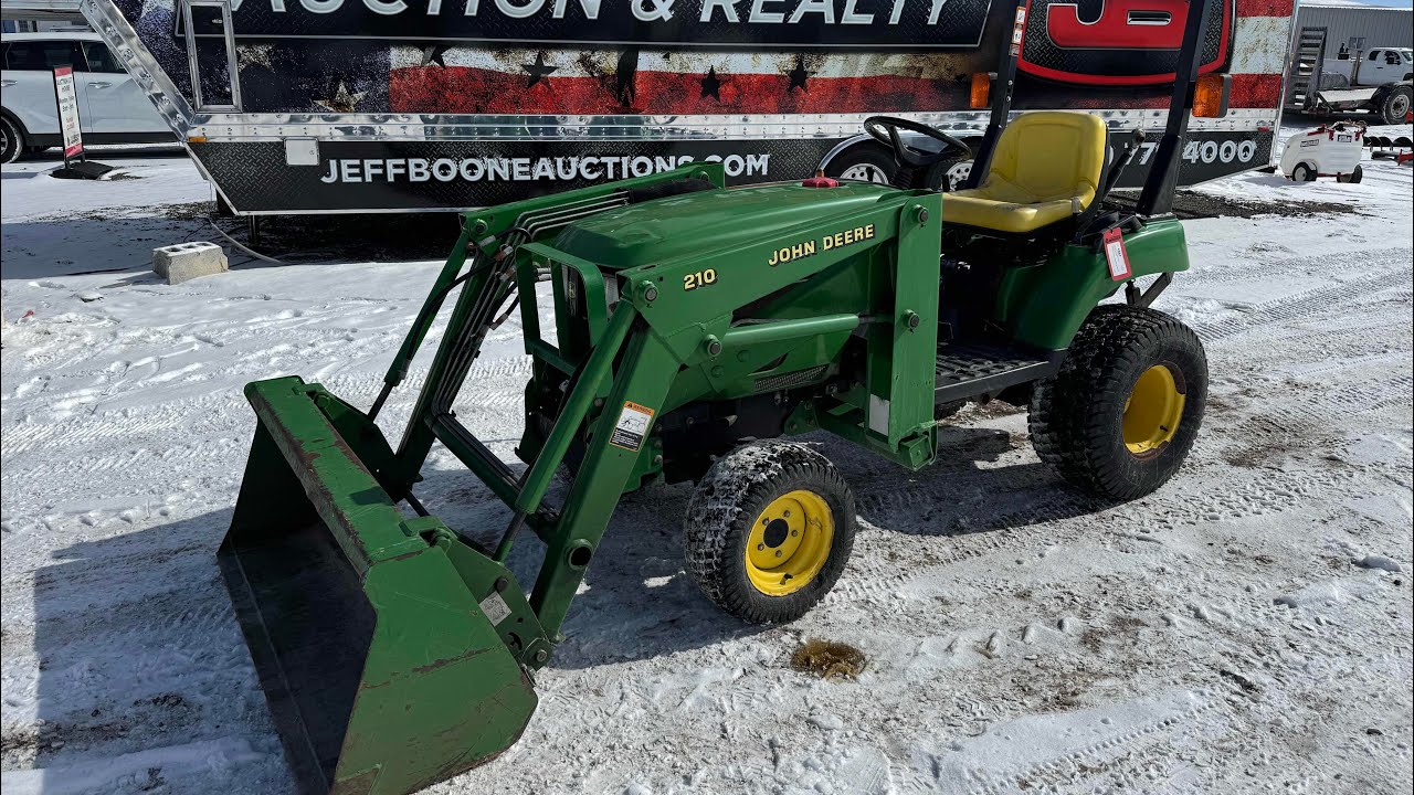 Lot 1067 Winter 2025 - John Deere 2210 Loader Tractor - YouTube