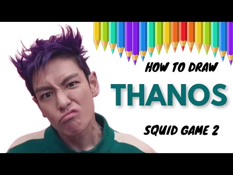How To Draw Thanos | Step By Step | Squid Game season 2 | SQUID GAME ...