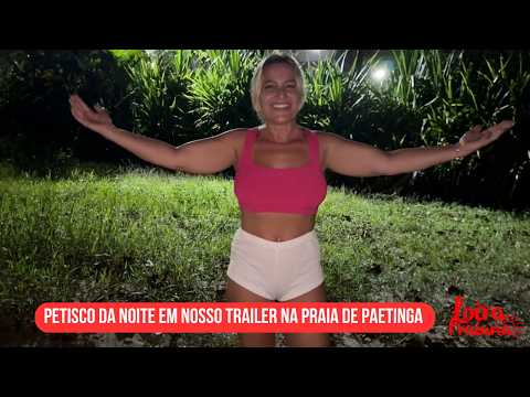 Petisco da noite em nosso trailer na praia 🏝️ de Paetinga 