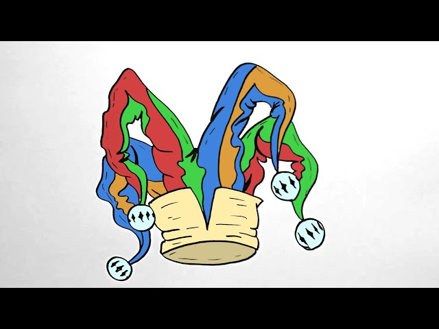 Clown Smoking Weed Drawing