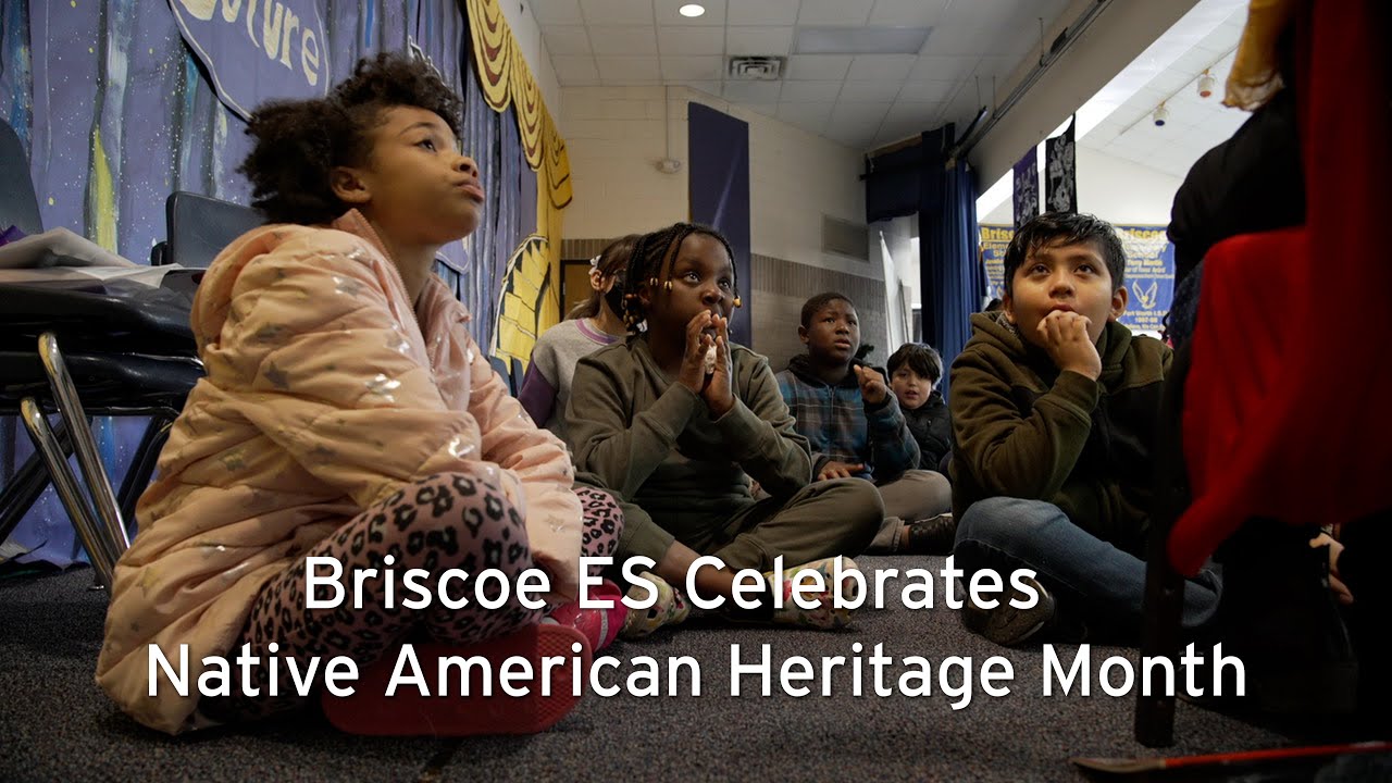 Briscoe ES Celebrates Native American Heritage Month - YouTube