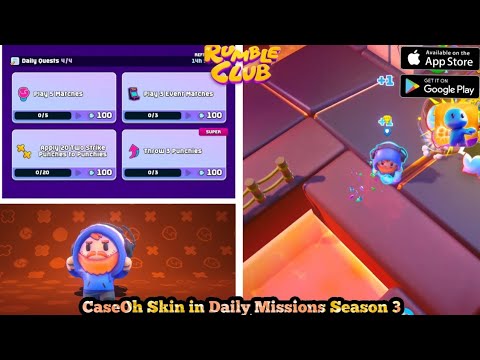 How to Complete Daily Events Using caseOh Skin in Rumble Club Gameplay ...