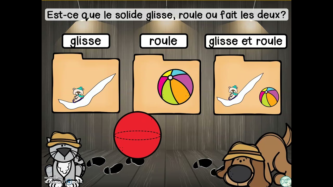 Diaporama/Jeu interactif sur les solides - YouTube