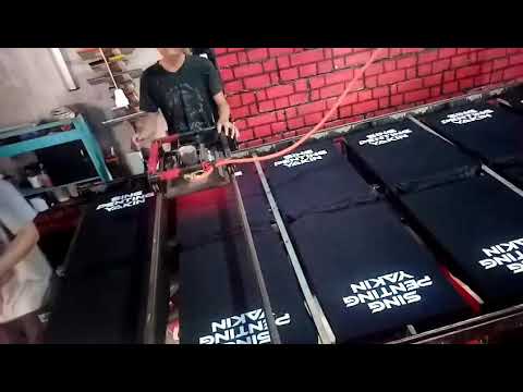 Meja sablon rell plus curing - YouTube