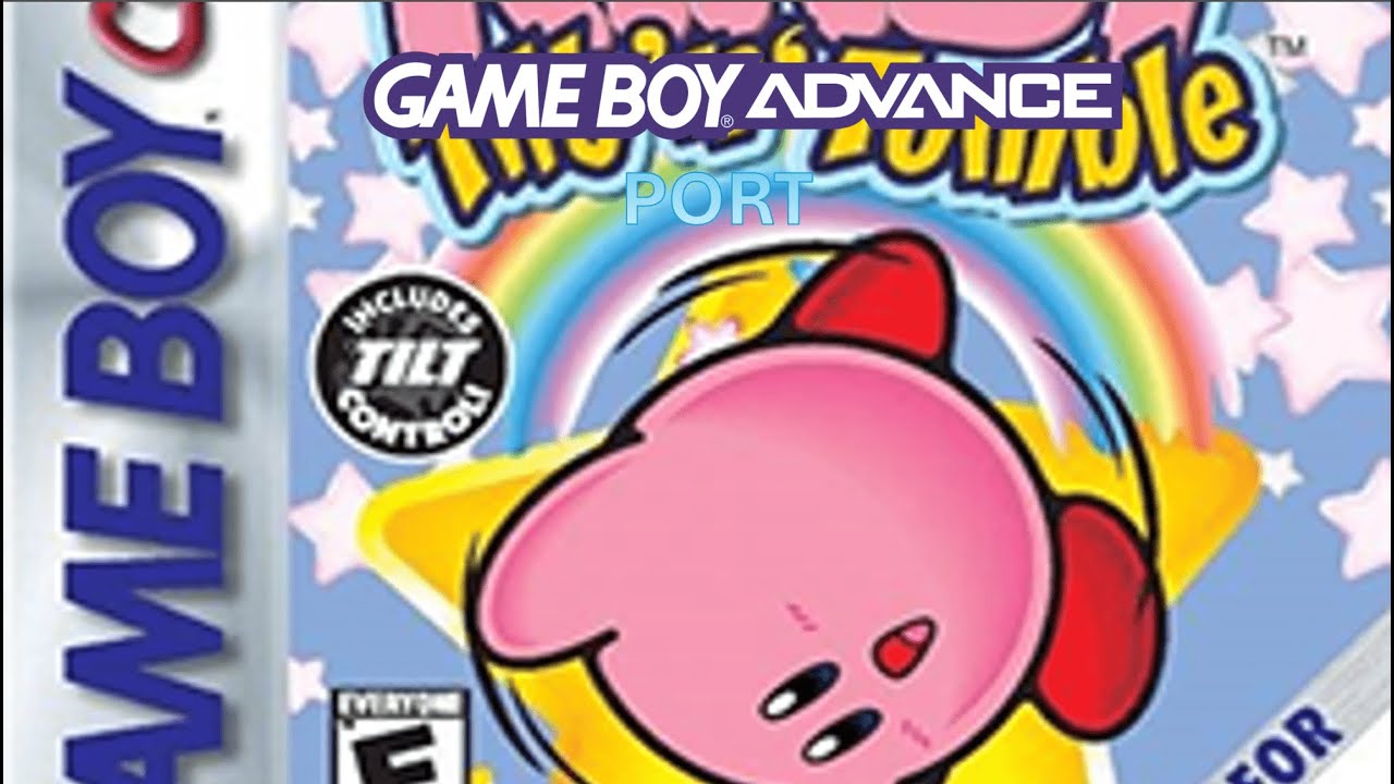 Kirby tilt n tumble GBA port release (Kirby tilt n tumble Advance ...