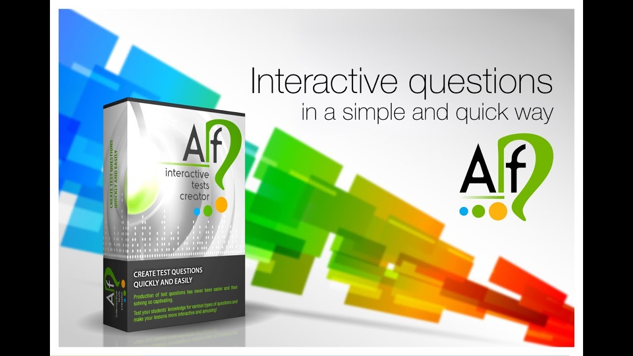Alf - create interactive tests quickly and easily - YouTube