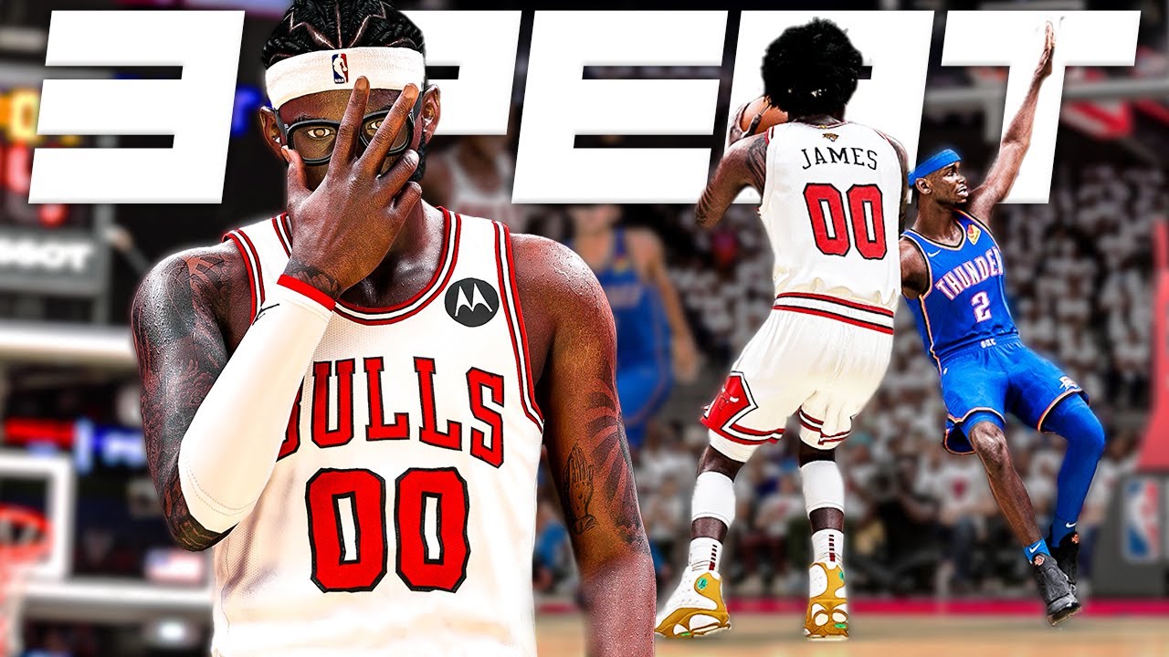 Can Levertical James 3 PEAT in RETRO JORDAN WHEAT 13s?! NBA 2K24 PS5 ...