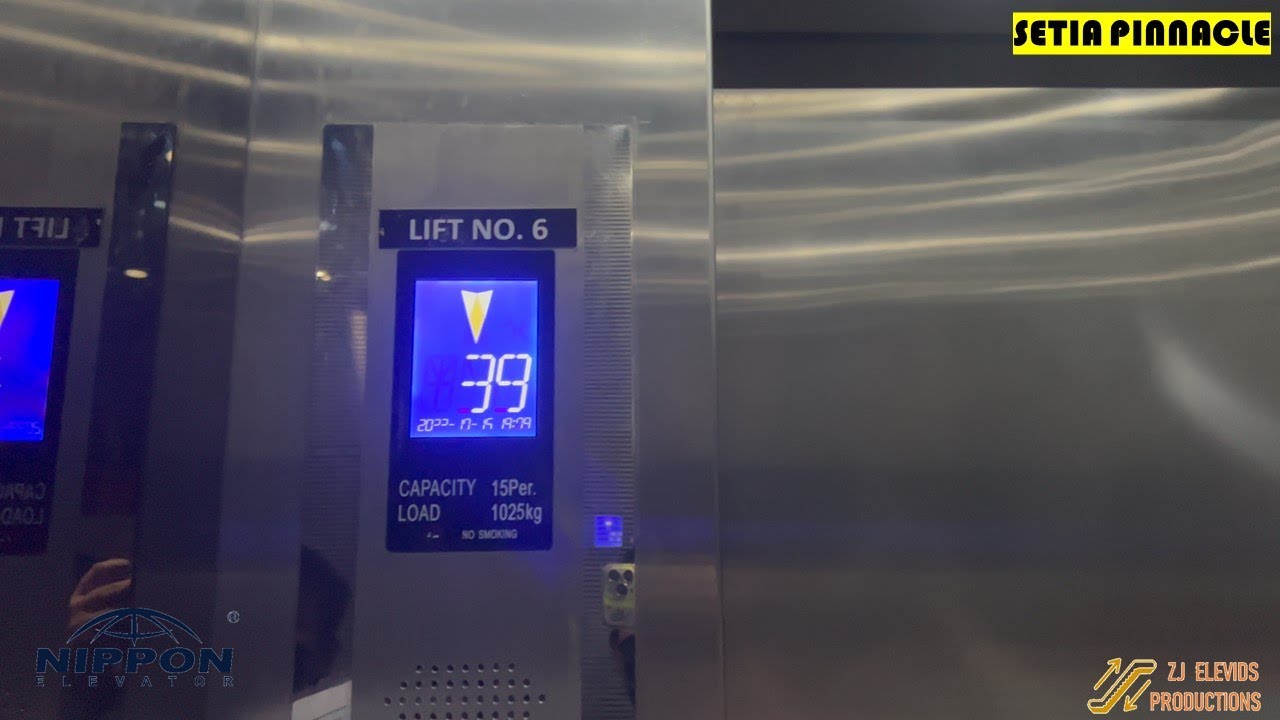 Nippon Elevators at Setia Pinnacle, Bayan Lepas, Penang, Malaysia. (Passenger Lifts) - YouTube