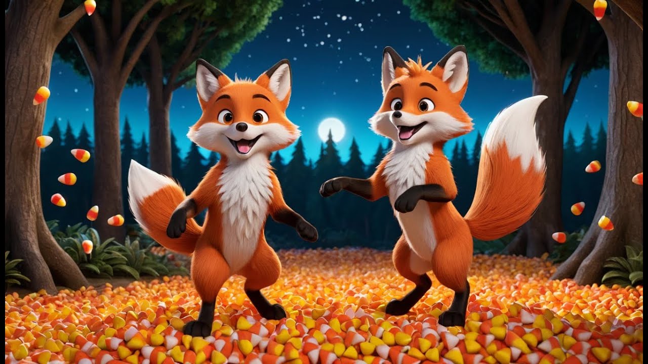 Fluffy Fox and the Candy Corn Forest | Sweet Adventure Song for Kids ...