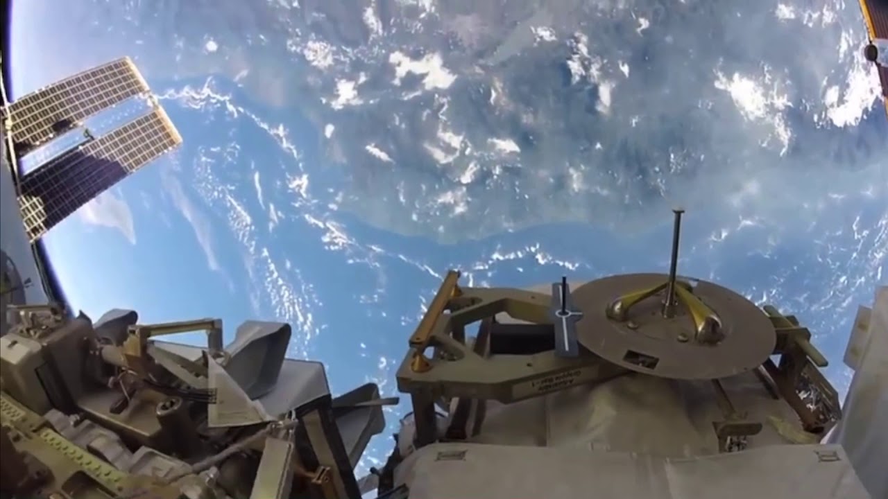 NASA spacewalk action cam footage HD - YouTube