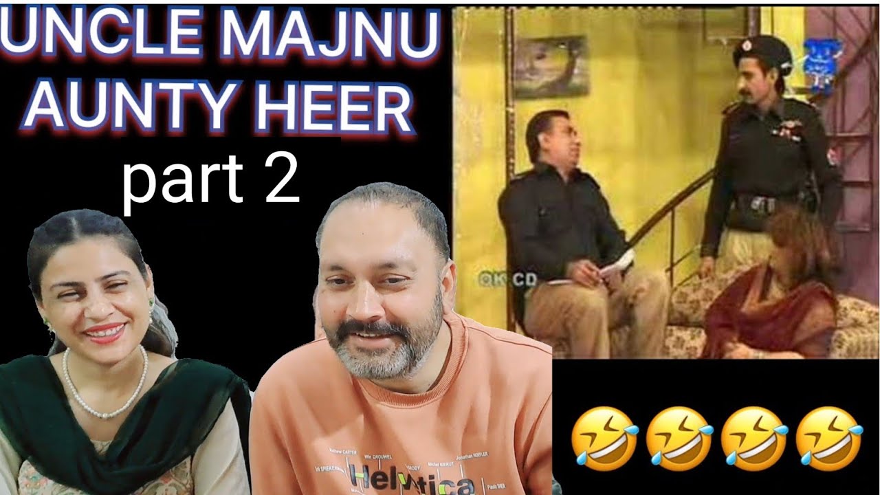 |Indian Reaction on UNCLE MAJNU AUNTY HEER 2 | Deepjot Punjabi Reaction ...