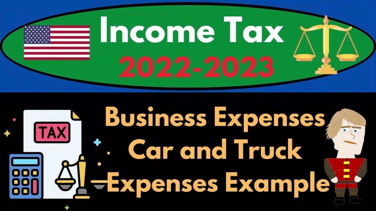 Business Expenses Car and Truck Expenses Example 6532 Income Tax ...