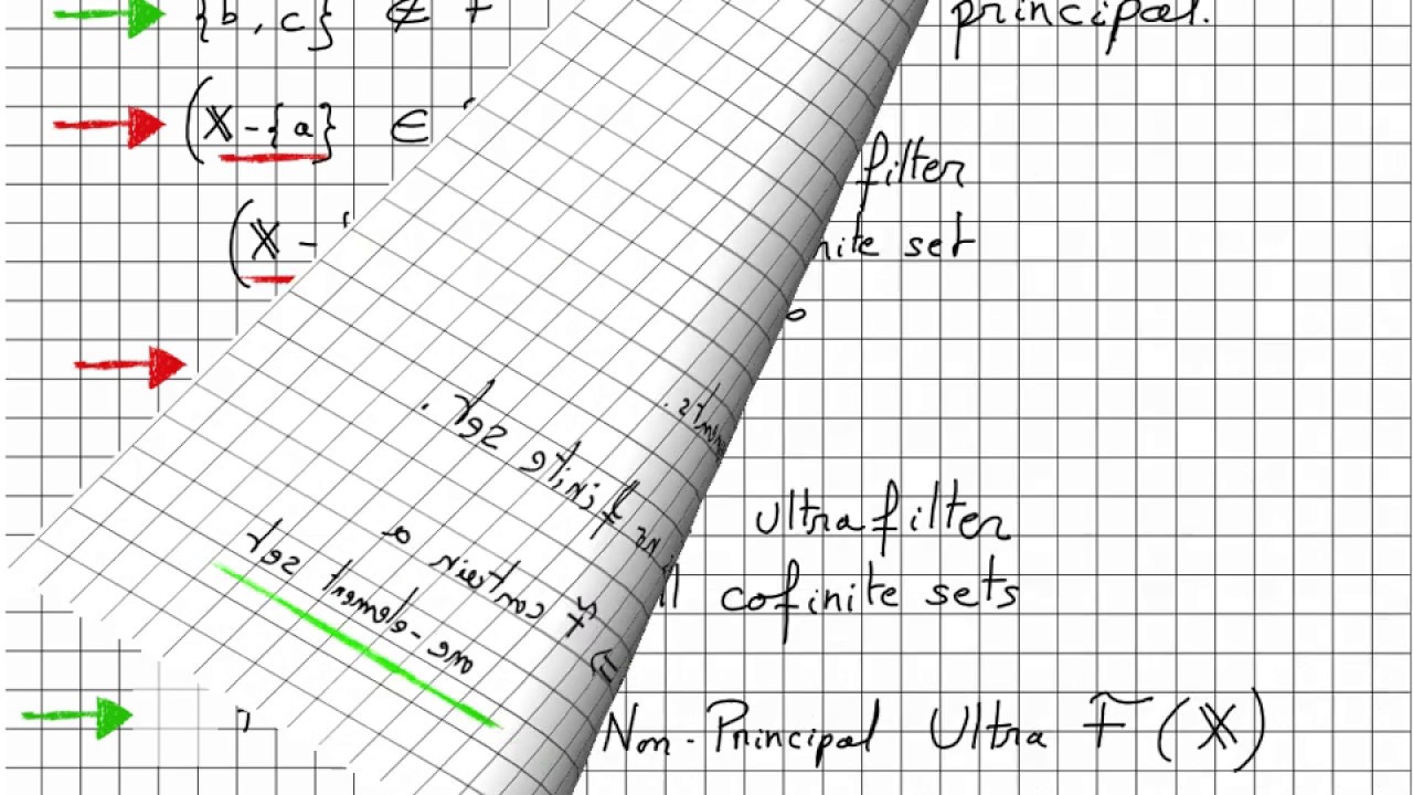 Hyperreal numbers - Part 3 - What is a non-principal ultrafilter - YouTube